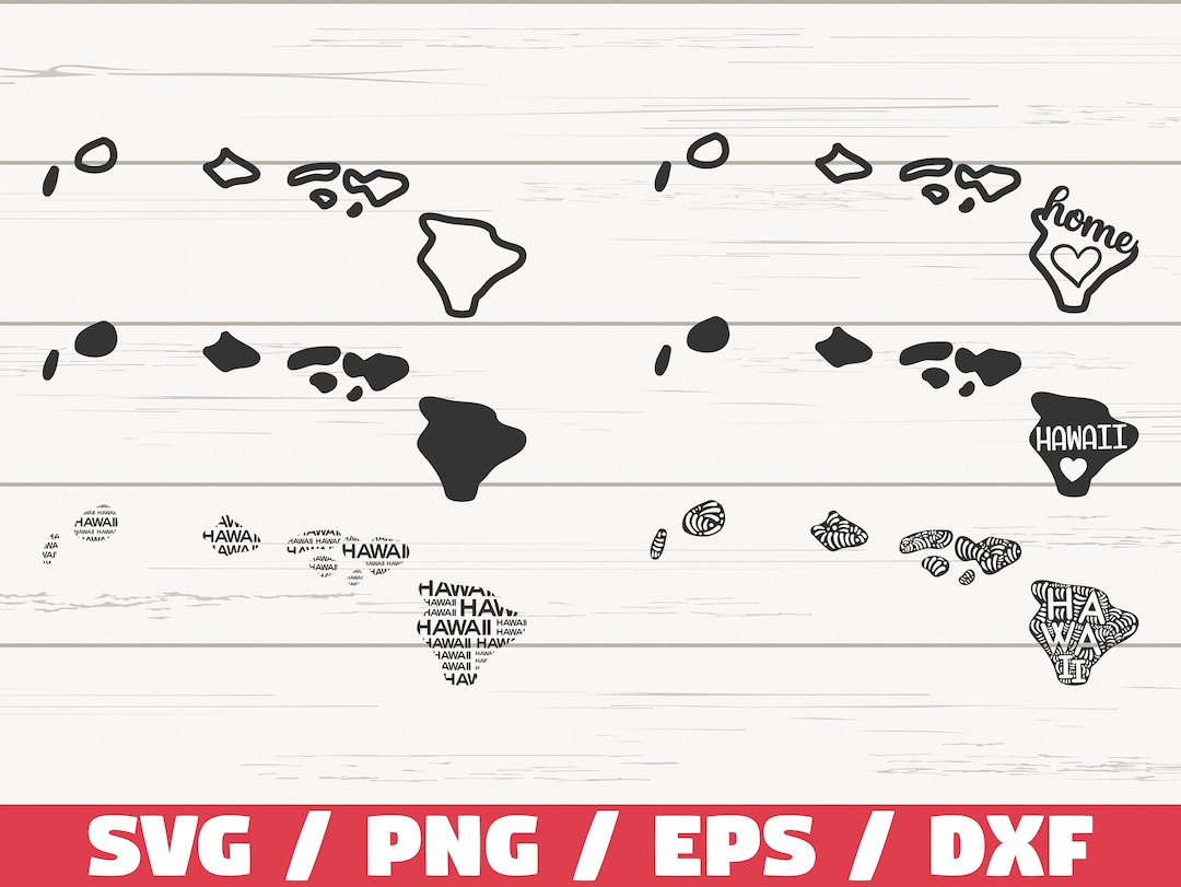 Hawaii State SVG / Cut File / Cricut / Clip Art / Commercial Use ...