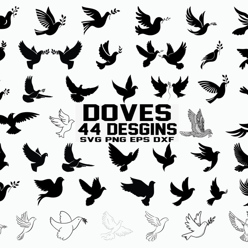 Dove Svg - Etsy