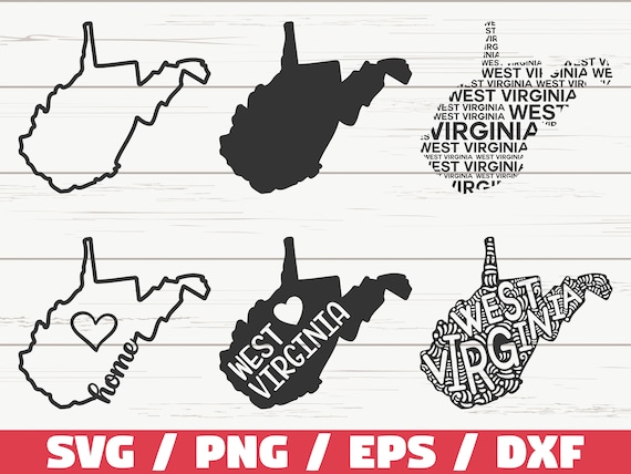 West Virginia State SVG / Cut File / Cricut / Clip Art / | Etsy