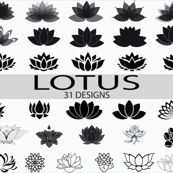 Lotus Decal - Etsy