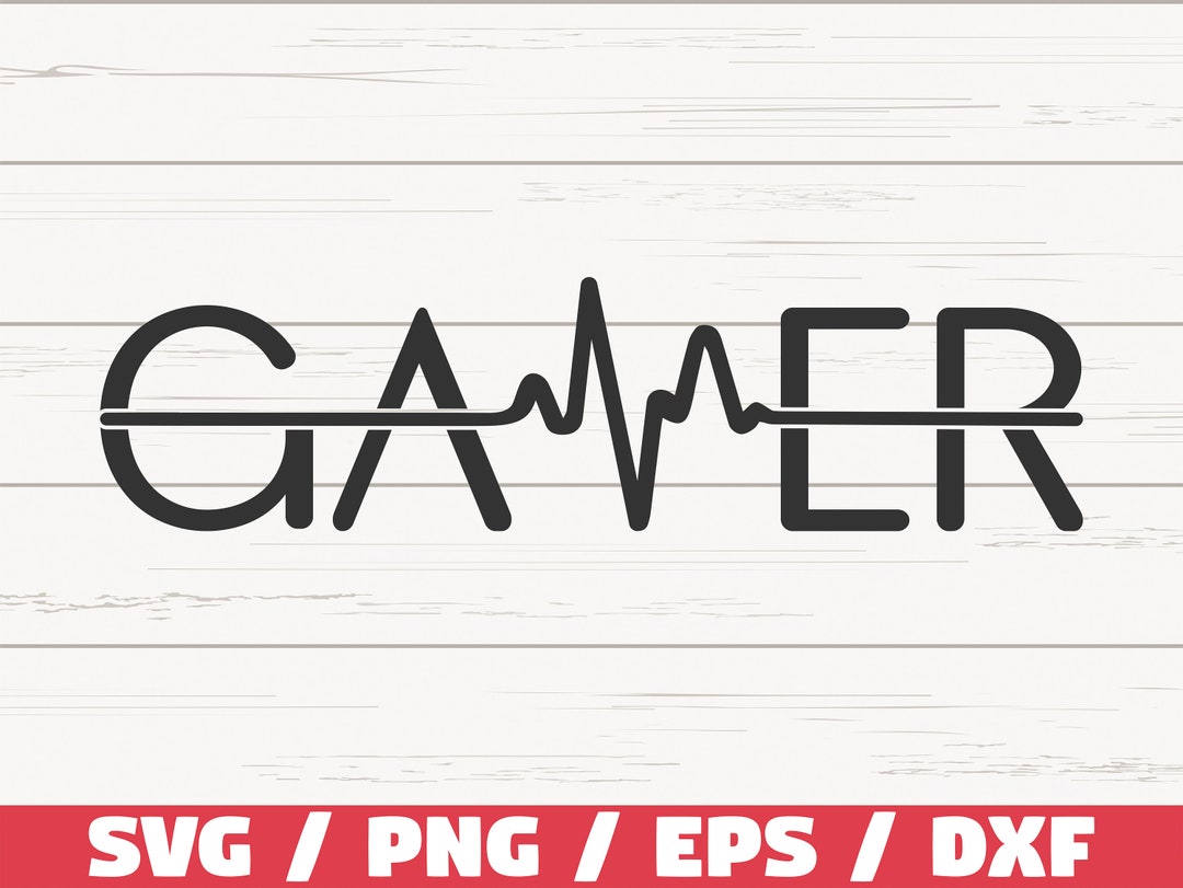 Gamer SVG / Gamer Heartbeat SVG / Video Games SVG / Cut File / Cricut ...