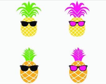 Pineapple Sunglasses Svg | Etsy