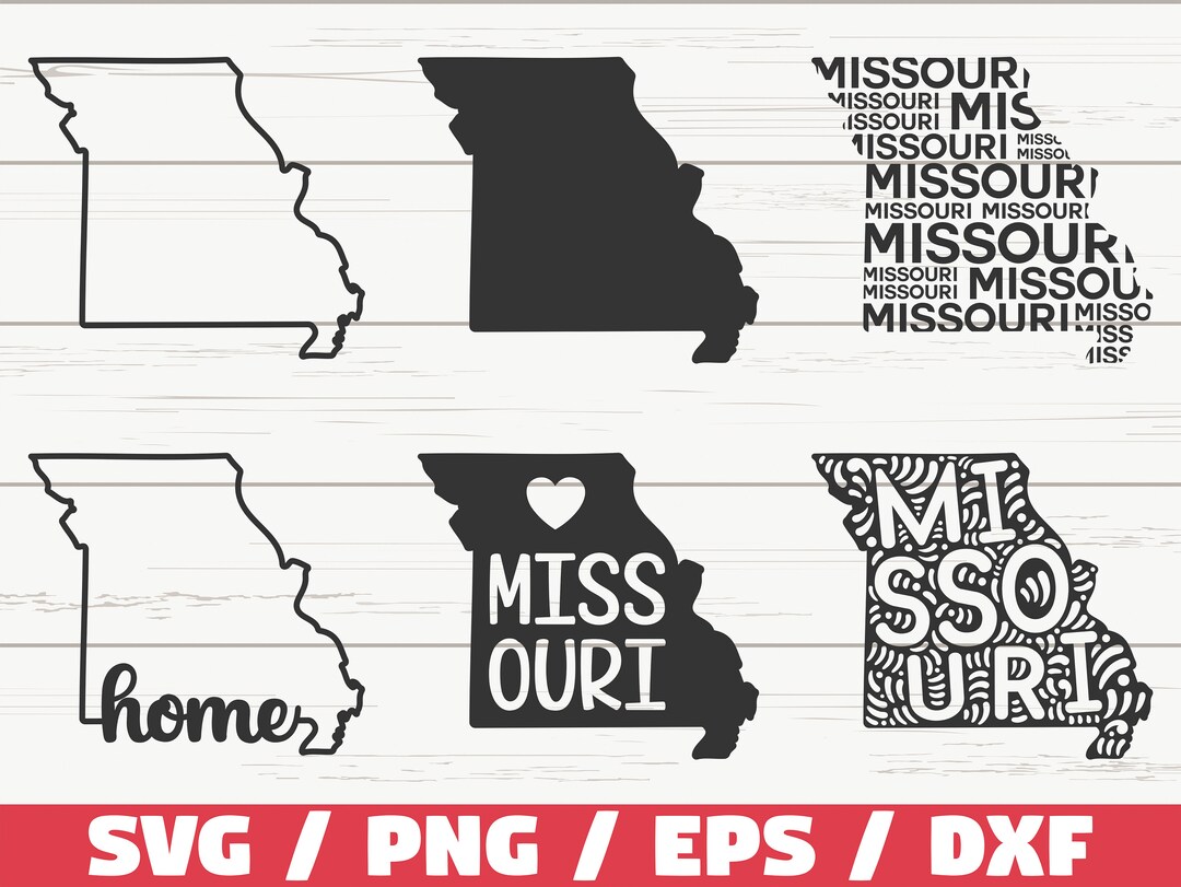Missouri State SVG / Cut File / Cricut / Clip Art / Commercial Use ...