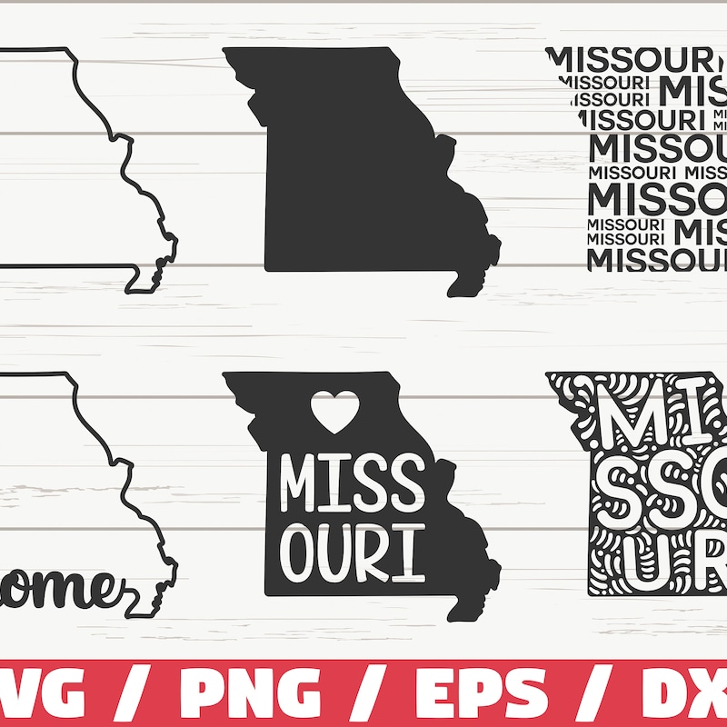 Missouri State Svg - Etsy