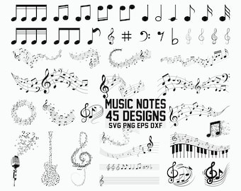Music Notes - Etsy