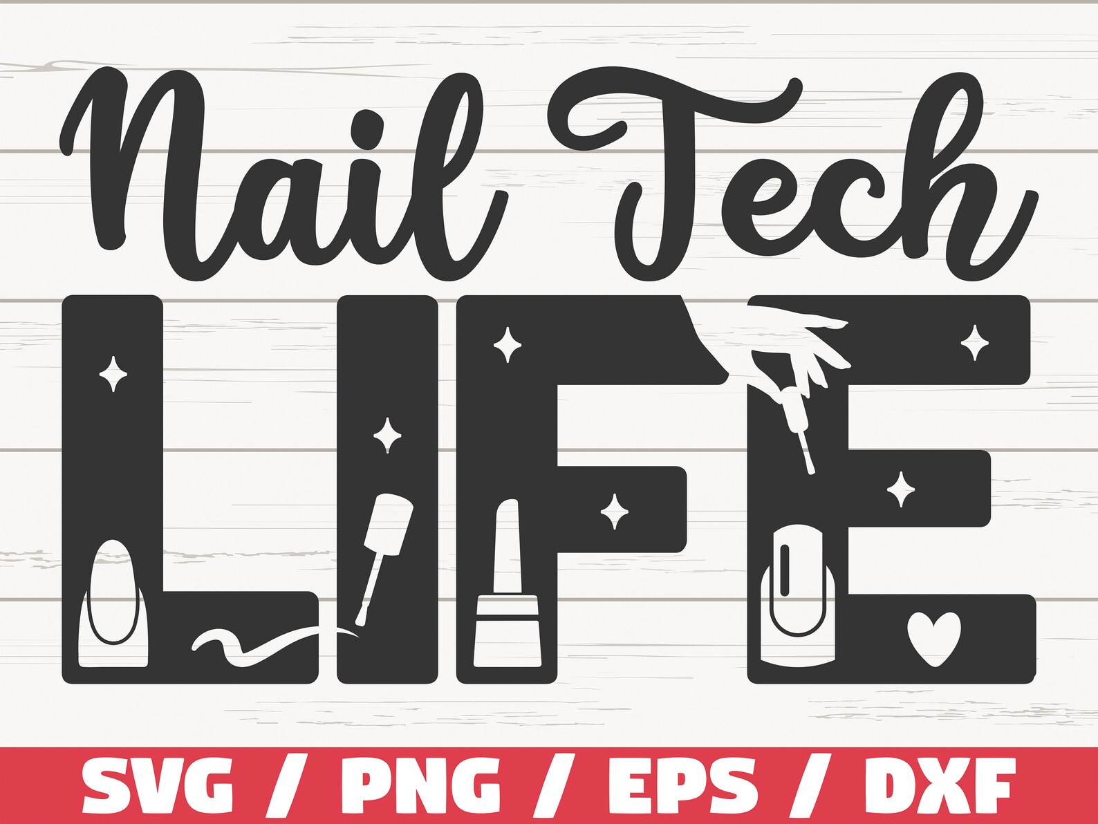 Nail Tech SVG Bundle / Cut Files / Clip Art / Commercial Use / - Etsy
