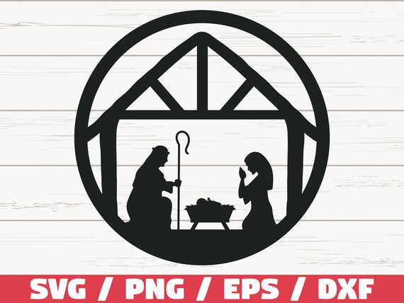 Nativity Scene SVG / Cut File / Cricut / Commercial Use / - Etsy UK