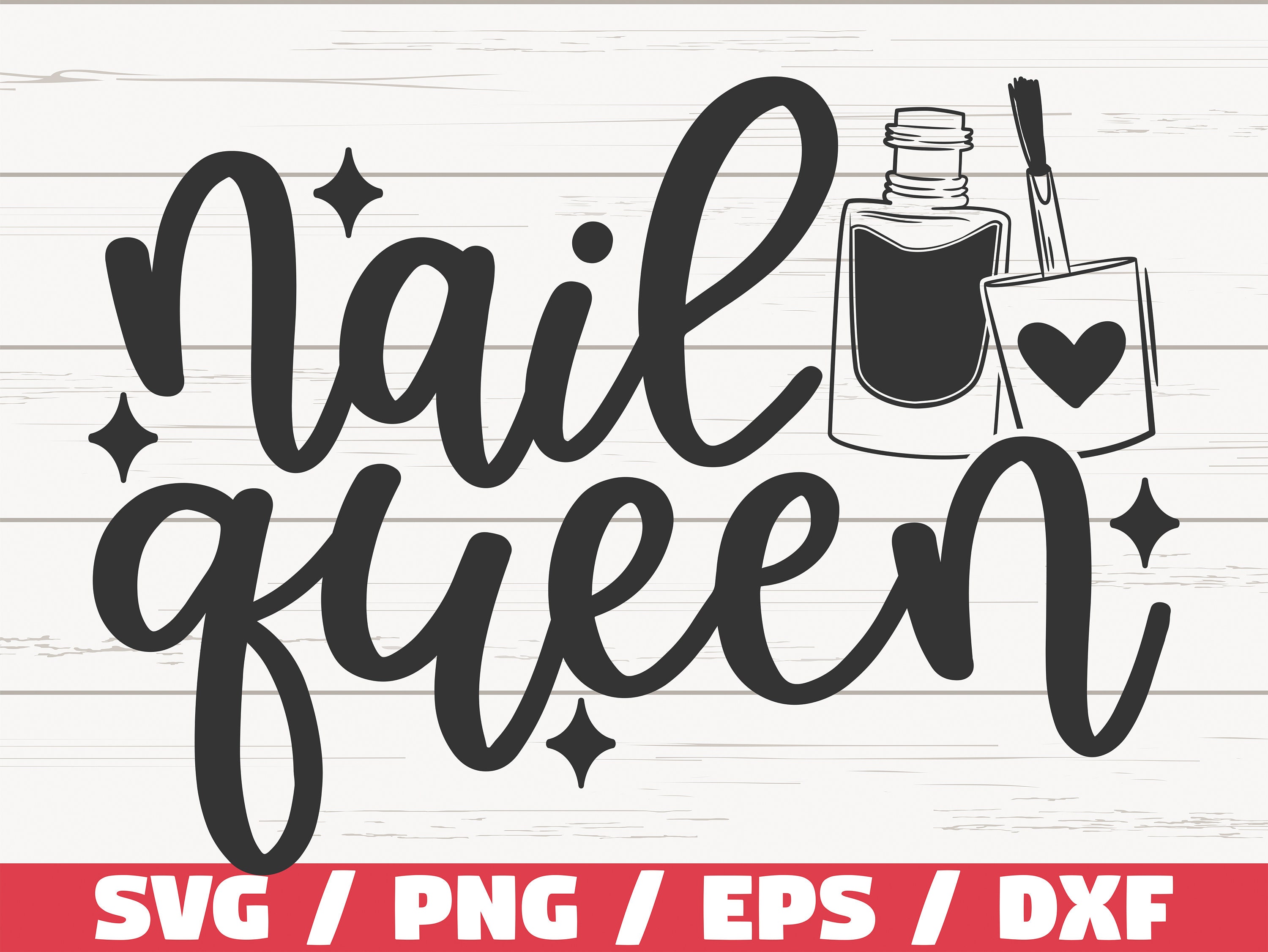 Nail Queen SVG / Nail Tech SVG / Cut File / Cricut / Uso - Etsy España