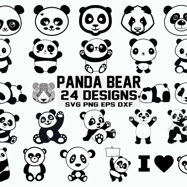 Panda Decal - Etsy