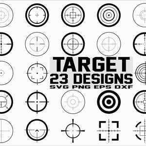 Target SVG/ Bullseye SVG/ Shooting Target SVG/ Clipart/ Cut - Etsy