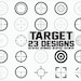 Target SVG/ Bullseye SVG/ Shooting Target SVG/ Clipart/ Cut Files ...