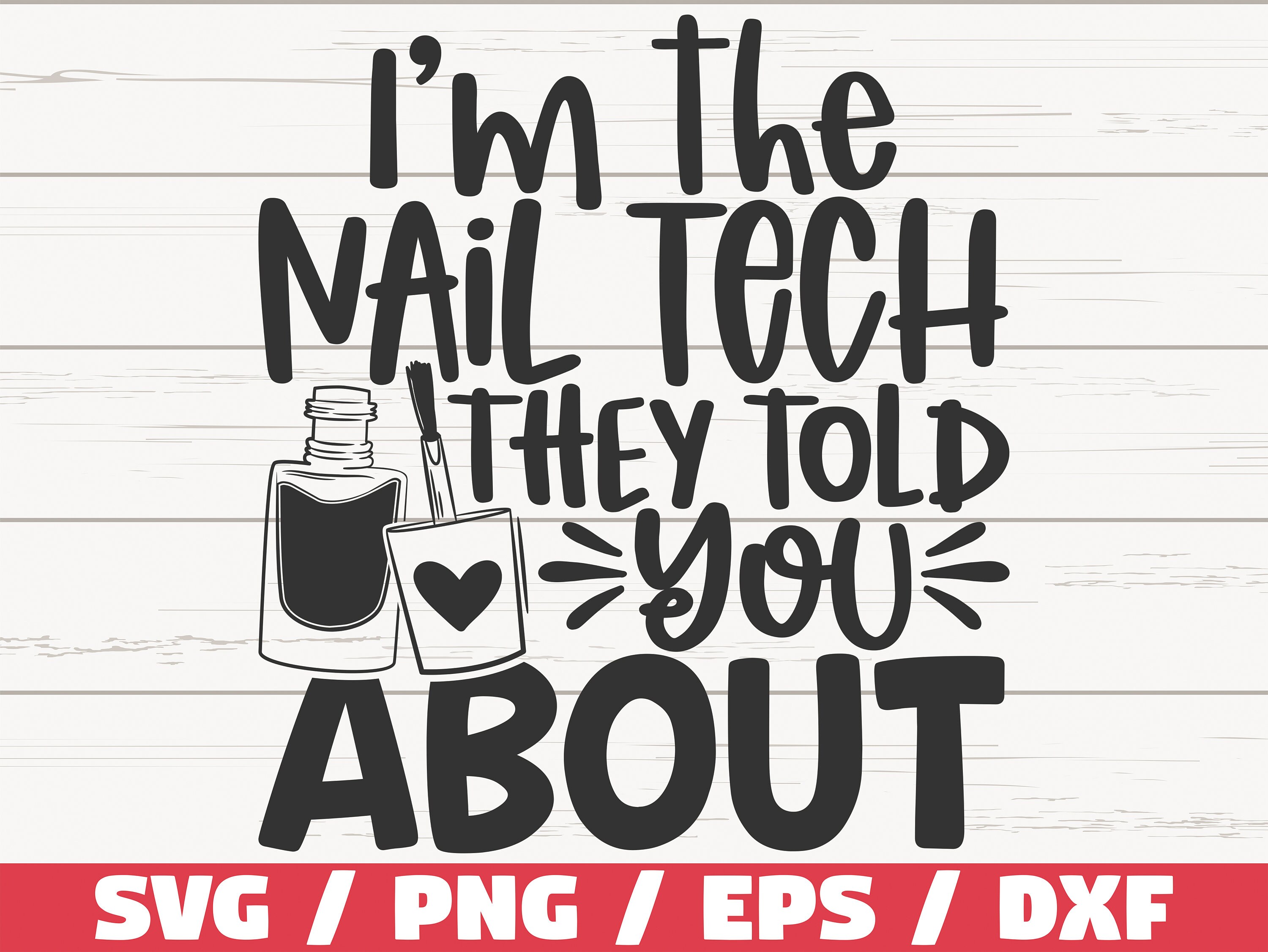 Nail Tech SVG Bundle / Cut Files / Clip art / Commercial use / | Etsy