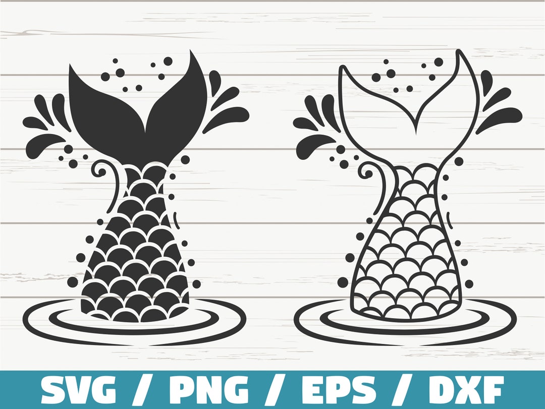 Mermaid Tail SVG / Mermaid SVG / Cut File / Cricut / Commercial Use ...