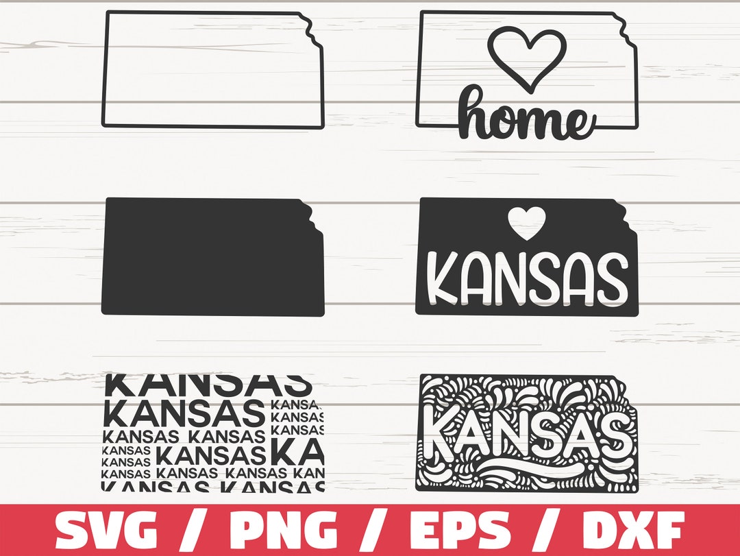 Kansas State SVG / Cut File / Cricut / Clip Art / Commercial Use ...