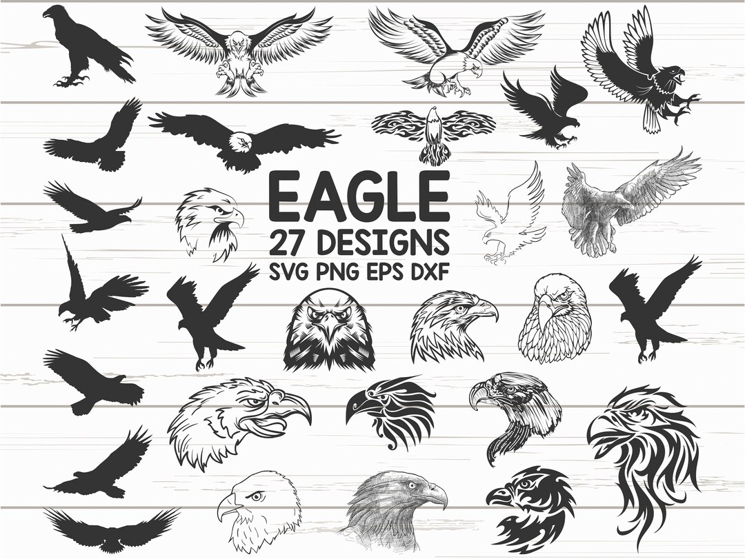 Eagle SVG / Eagle Head SVG / Eagle Silhouette / Fierce Eagle / Bird SVG ...