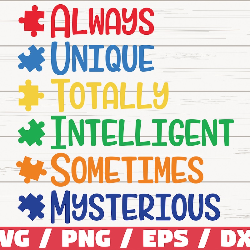 Autism Awareness Svg - Etsy