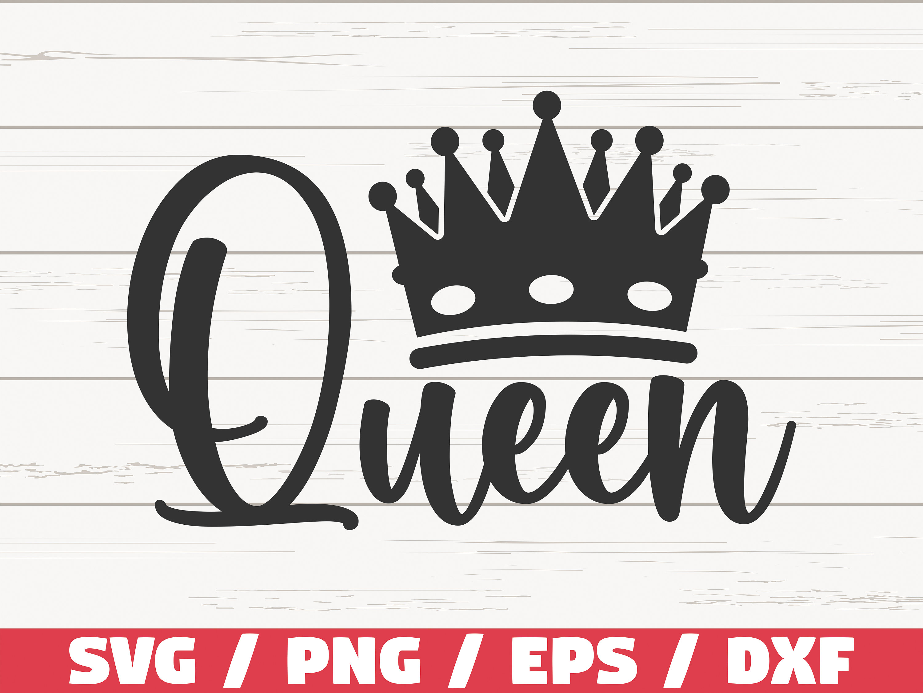 Black Queen Crown Symbol
