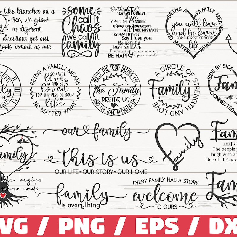 Rustic Family Sayings Photos - Etsy UK