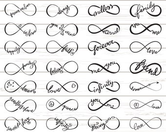 28 Infinity SVG Files/ Infinity Symbol Svg/ Family Infinity Svg/ Love ...