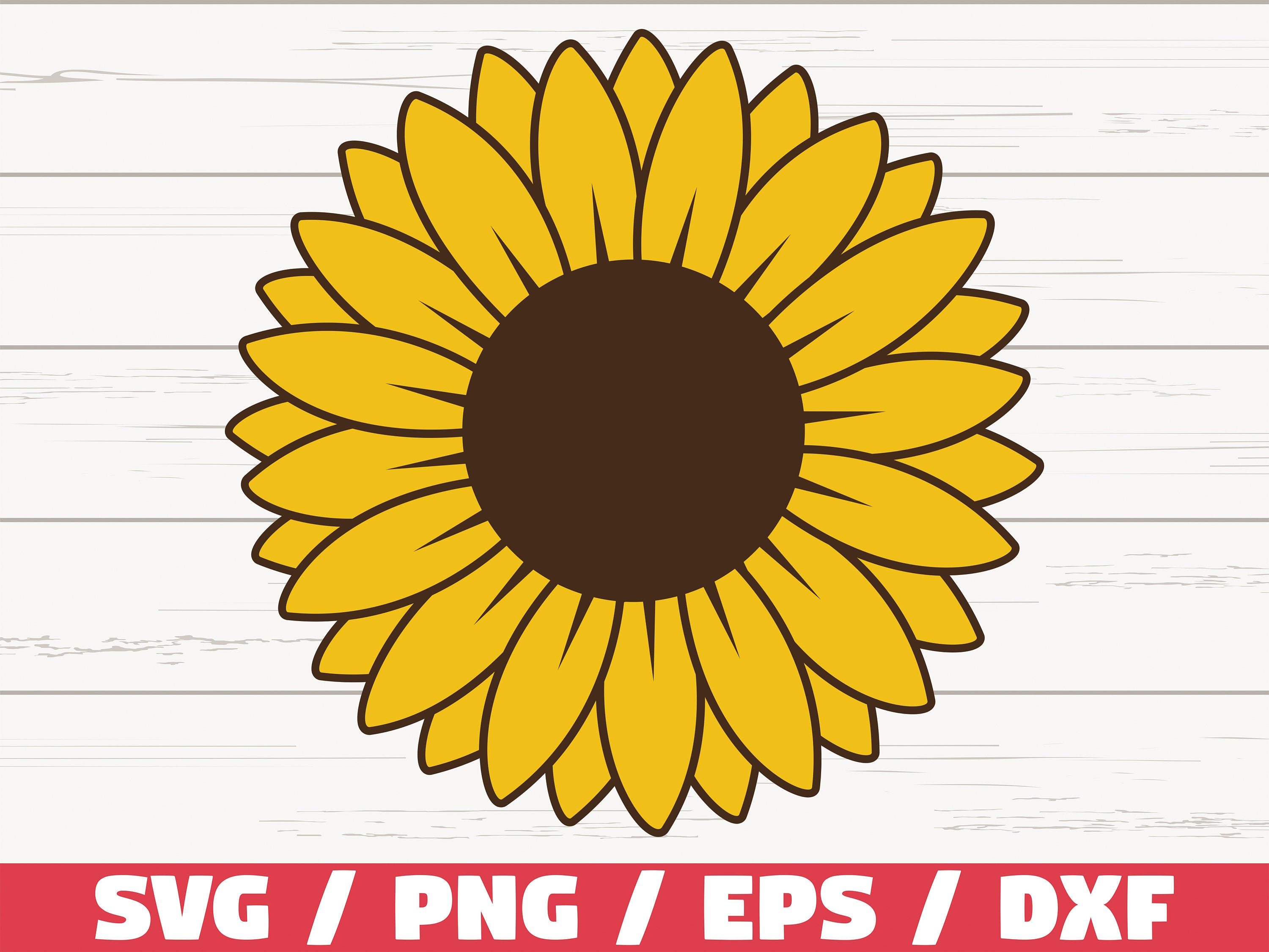 2 Sunflower SVG / Cut File / Cricut / Commercial Use / Instant - Etsy