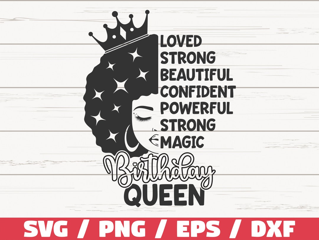 Happy Birthday SVG / Birthday Queen SVG / Cut File / Cricut ...