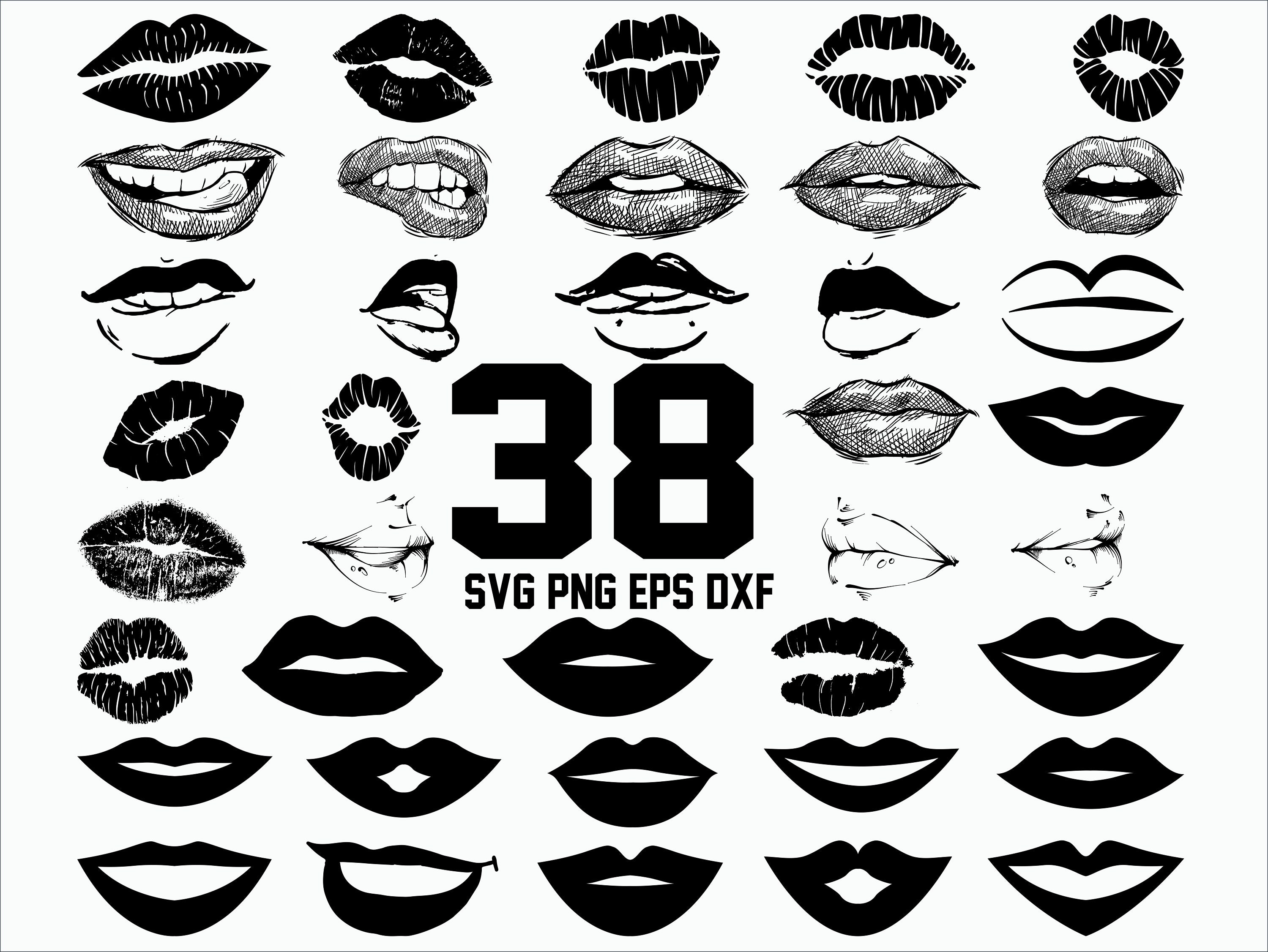 Kiss SVG FILE/ Lips Svg/ Kisses Svg/ Red Kiss/ Lips/ Kissing - Etsy Canada