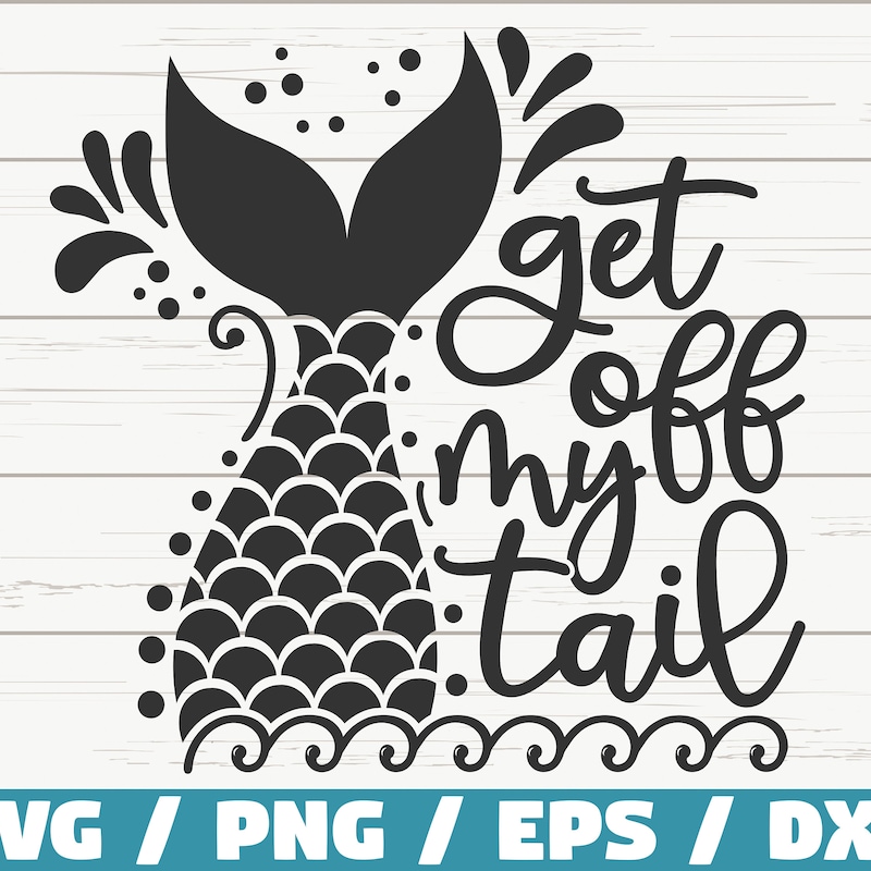 Get off My Tail Svg - Etsy