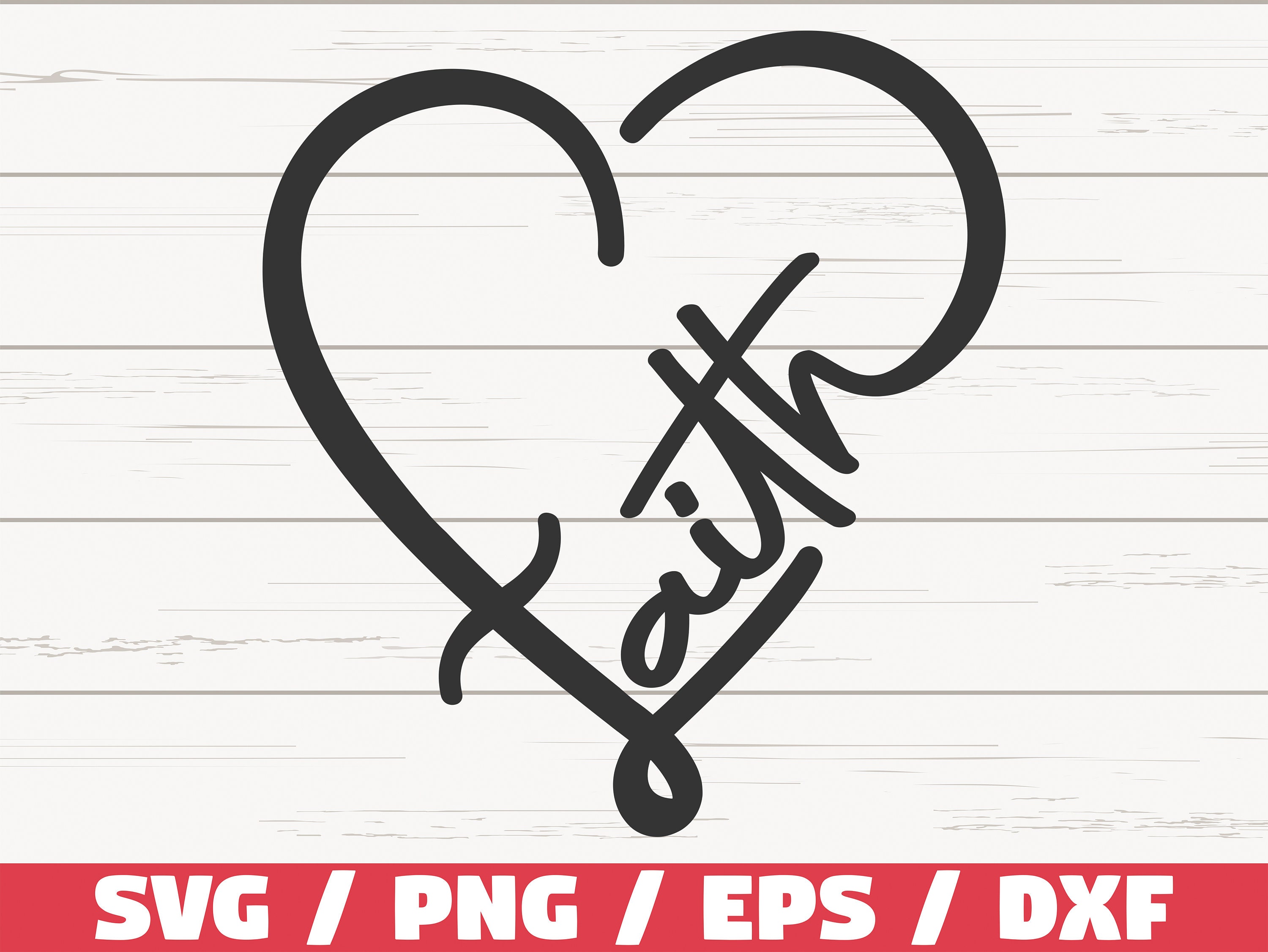 Faith SVG Bundle / Cut Files / Commercial Use / Cricut / Clip - Etsy