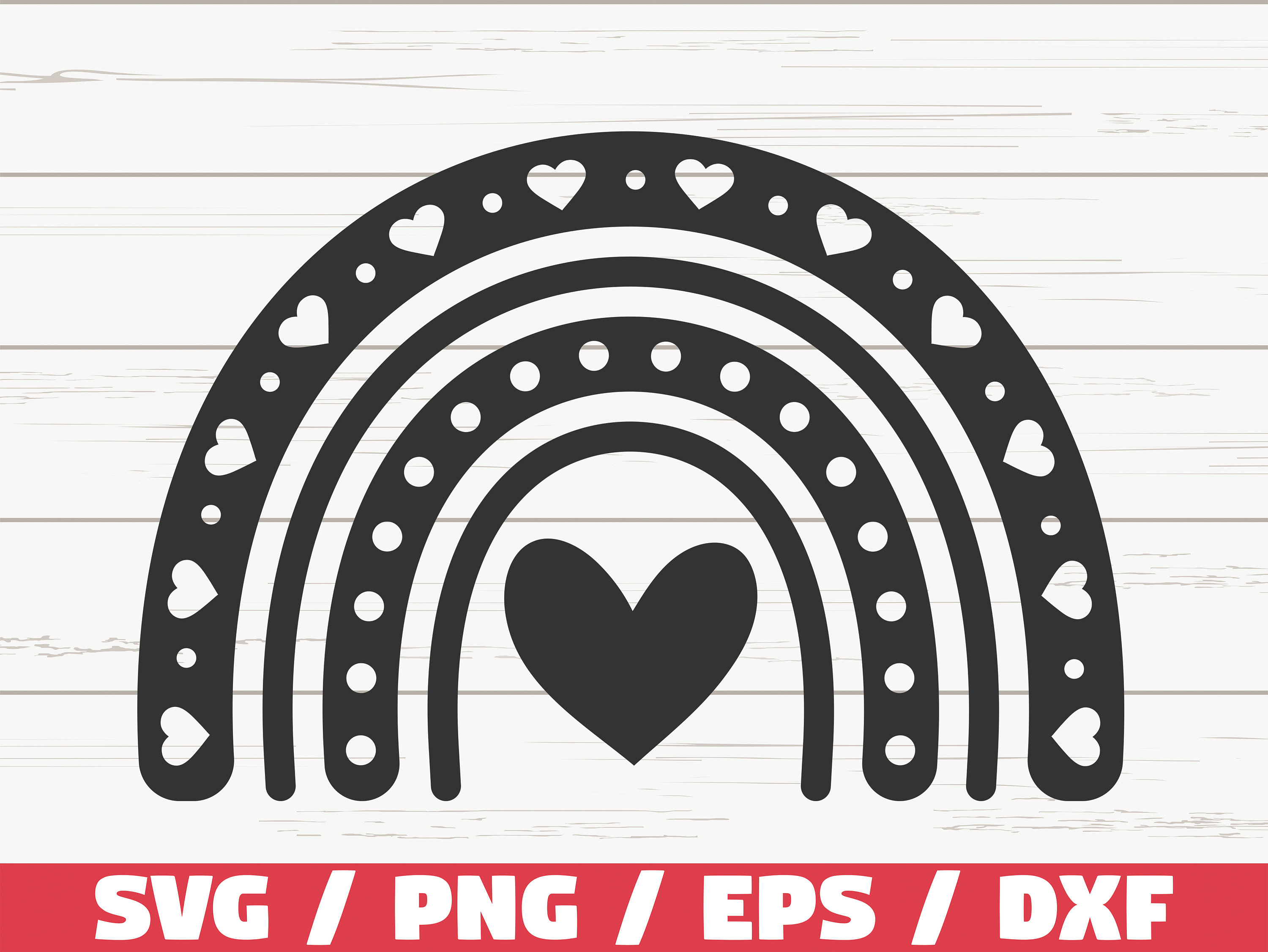 Boho Rainbow SVG / Pastel Rainbow SVG / Cut File / Cricut / - Etsy Canada