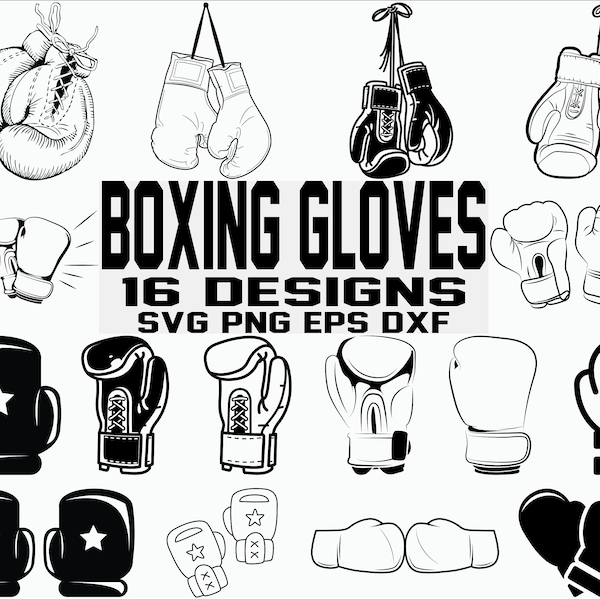 Boxing Svg - Etsy