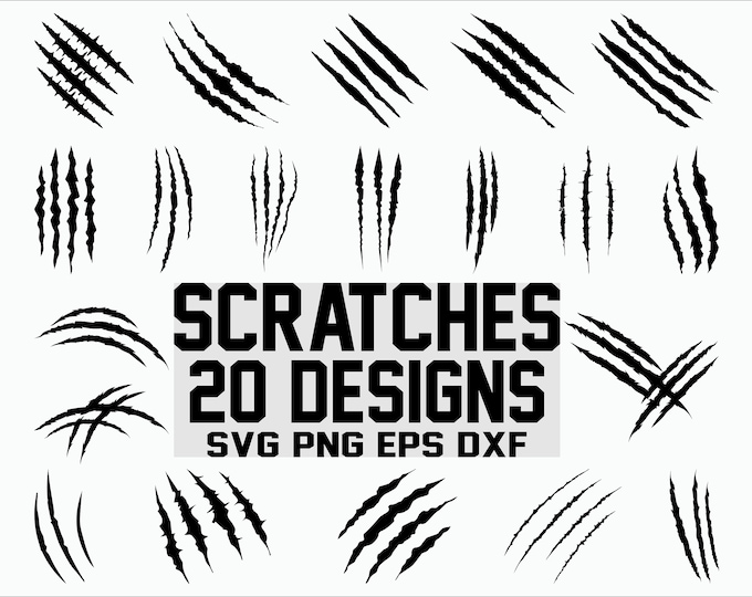 Tiger Claw Decals Tiger Claw Marks Tiger Claw Shreds Tiger Decal Tigers ...