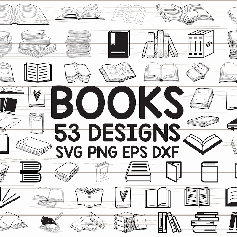 Book Svg - Etsy