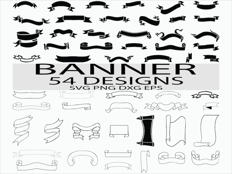 Banner Svg/ Ribbon Banner Svg/ Label Svg/ Scroll Svg/ Flag Svg/ Text ...