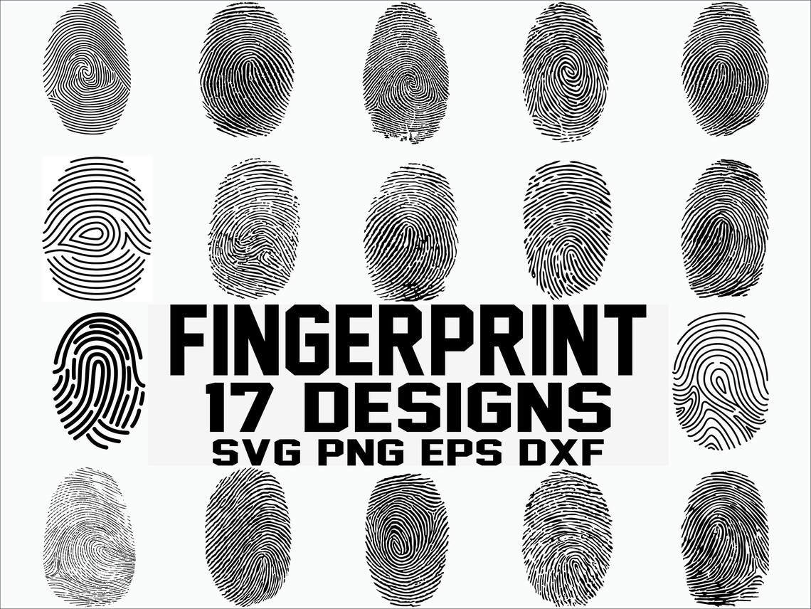 Fingerprint SVG/ Thumbprint Svg/ Thumb Print Svg/ Biometric | Etsy Canada