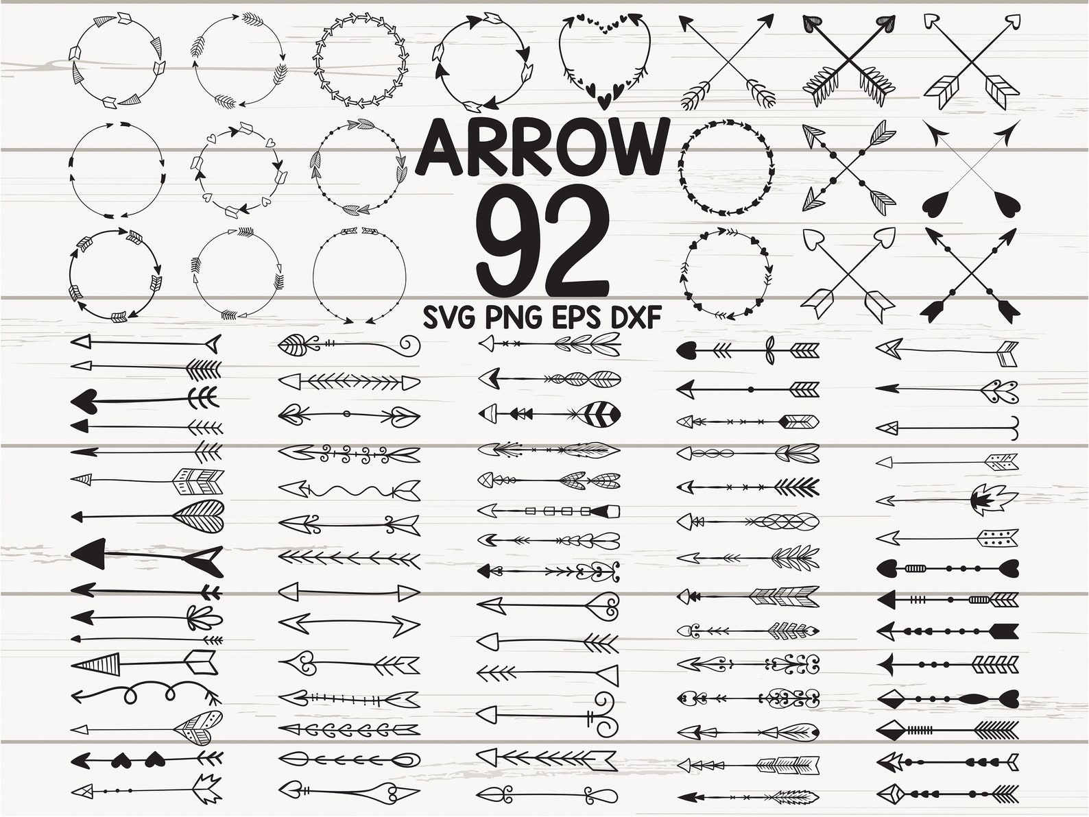 Arrows Svg File/ Arrow Circle Svg/ Arrow Frame Svg/ Arrow - Etsy