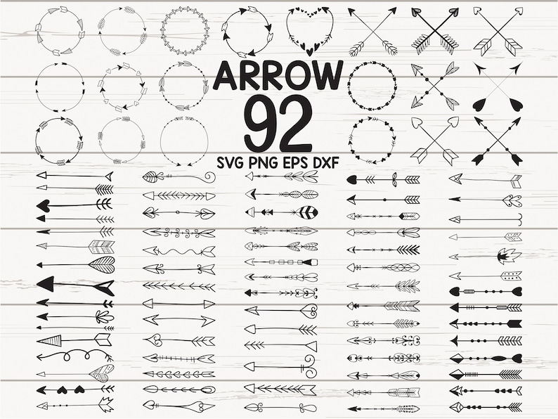 Arrows Svg File/ Arrow Circle Svg/ Arrow Frame Svg/ Arrow - Etsy Australia