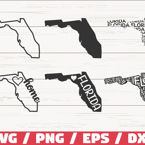 Florida State SVG / Cut File / Cricut / Clip Art / Commercial - Etsy
