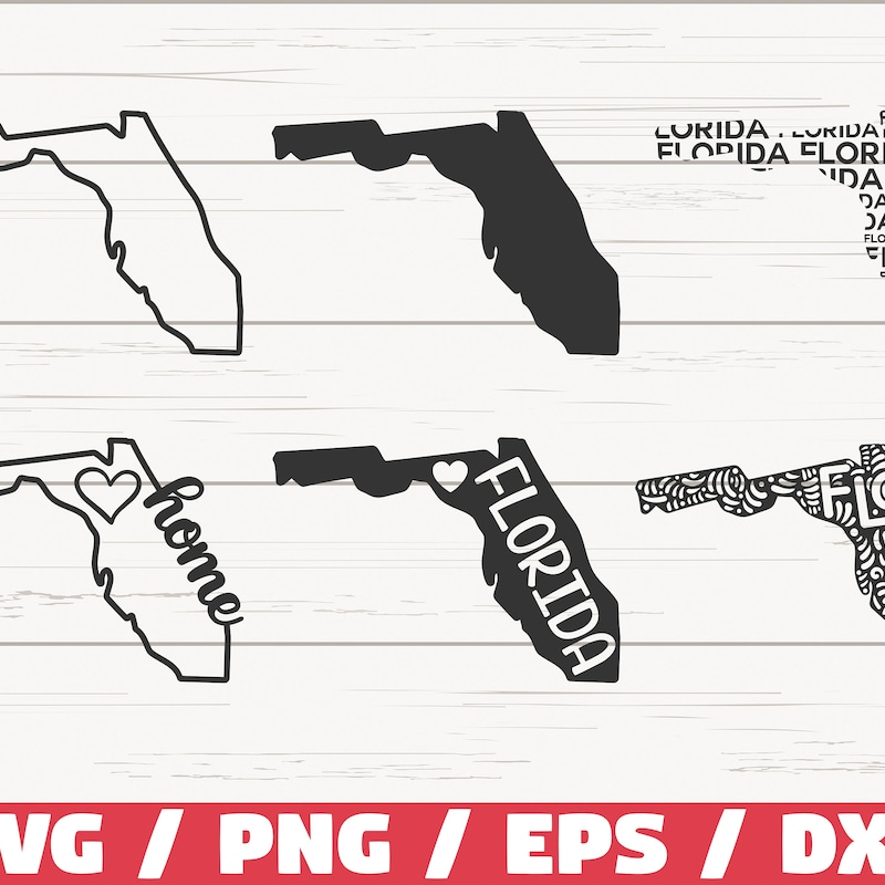 Florida State Svg - Etsy