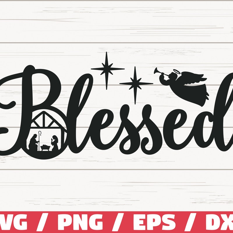 Blessed Svg - Etsy