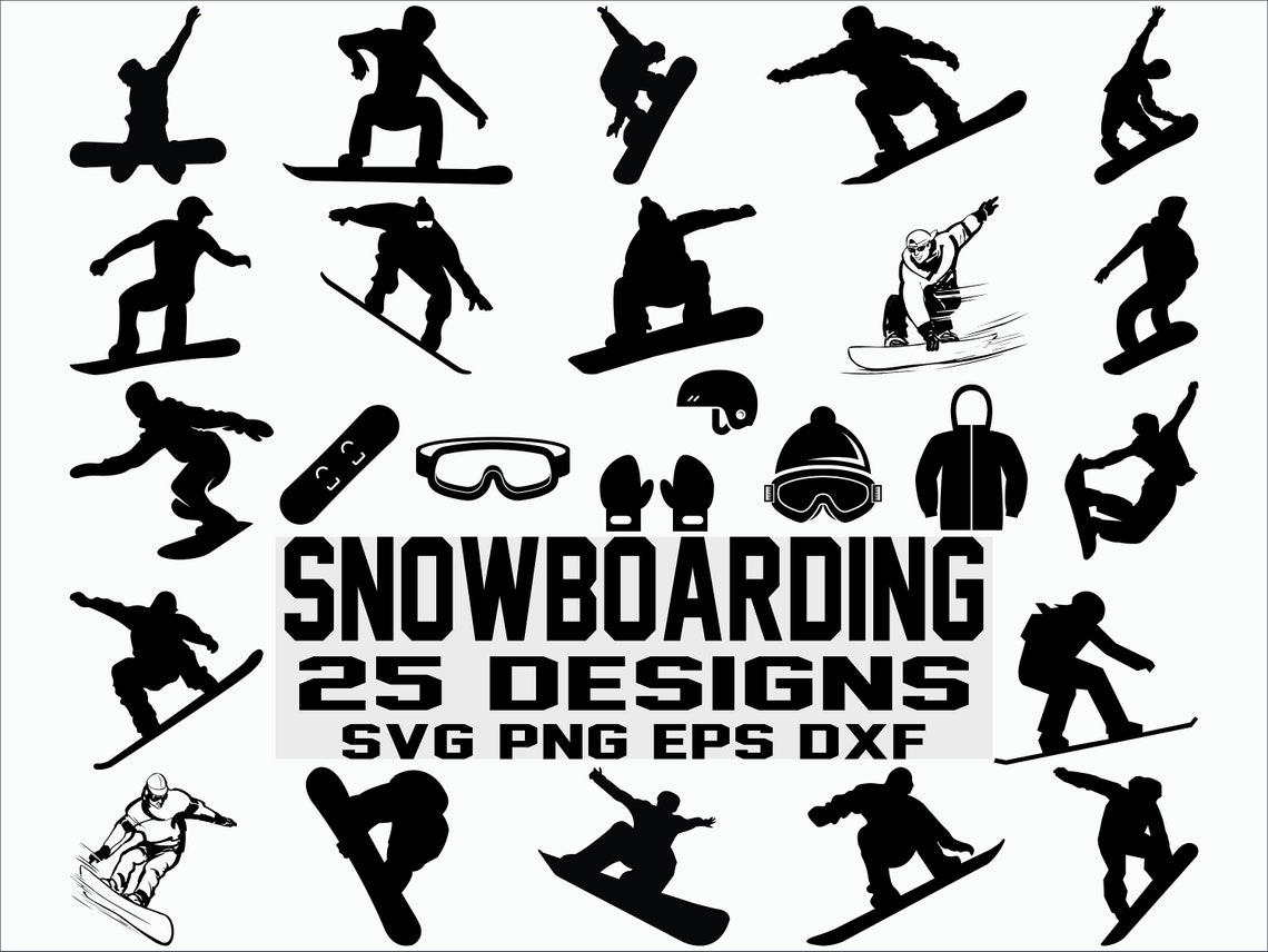 Snowboarding SVG/ Mask Skier Svg/ Winter Svg/ Extreme Sport - Etsy