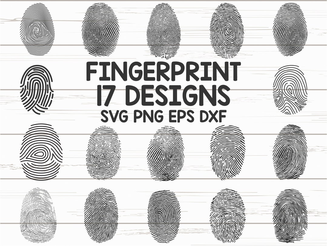 Fingerprint SVG/ Thumbprint SVG / Thumb Print / Biometric SVG / Clipart ...