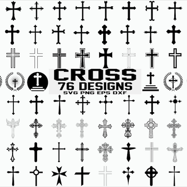Cross Svg - Etsy