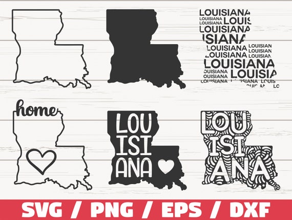 Louisiana Map Clip Art