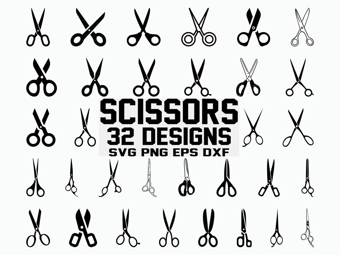 Scissors SVG/ Clipart/ Cut Files for Cricut/ Silhouette/ Printable ...
