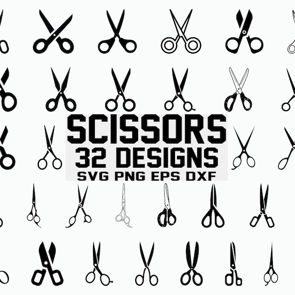 Scissors Svg - Etsy