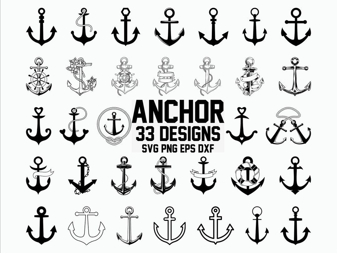 Anchor SVG / Nautical SVG/ Anchor Clipart / Cut File for Cricut ...