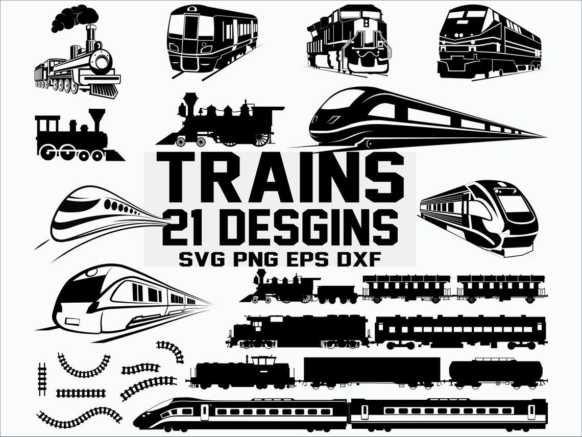 Train SVG/ Flights Train Svg/ Transportation Svg/ Decal/ Stencil/ Vinyl ...