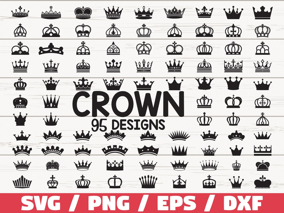 Crown SVG Bundle / Cut Files / Commercial Use / Silhouette / Cricut ...