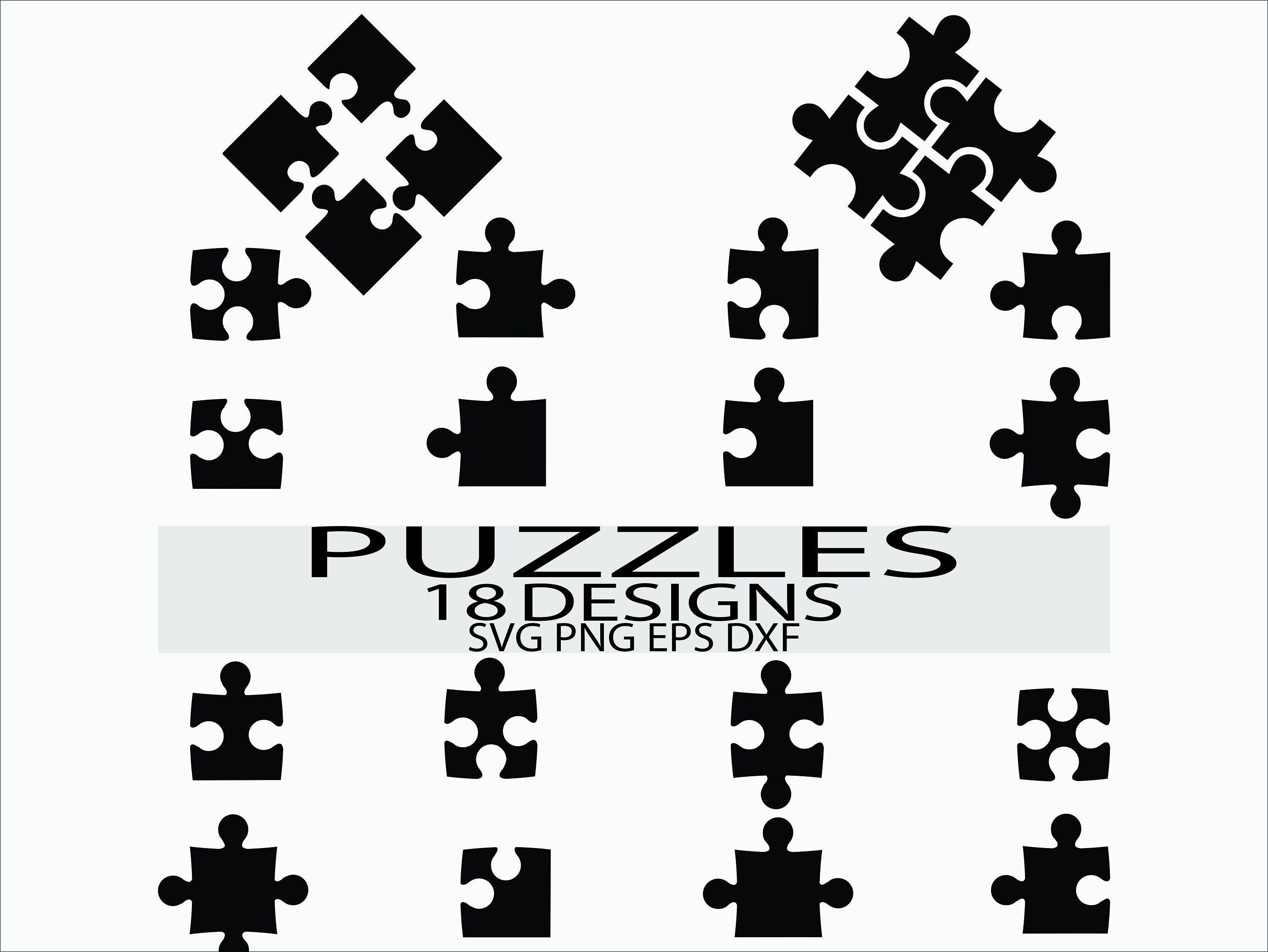 Puzzle Svg / Puzzle Piece Svg / Clipart / Dxf / Png / Image / Decal ...