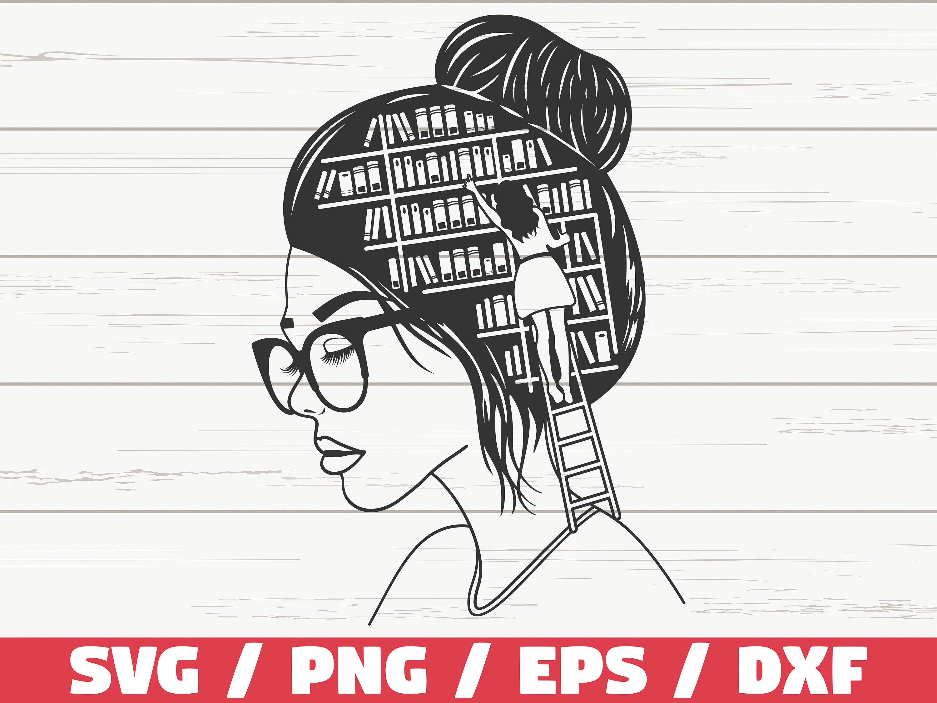 Just A Girl Who Loves Books SVG / Girl Loves Books SVG / Cut - Etsy ...